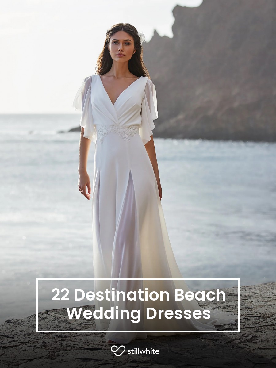 22 Destination Beach Wedding Dresses – Stillwhite Blog