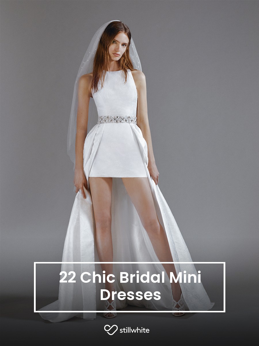 22 Chic Bridal Mini Dresses – Stillwhite Blog