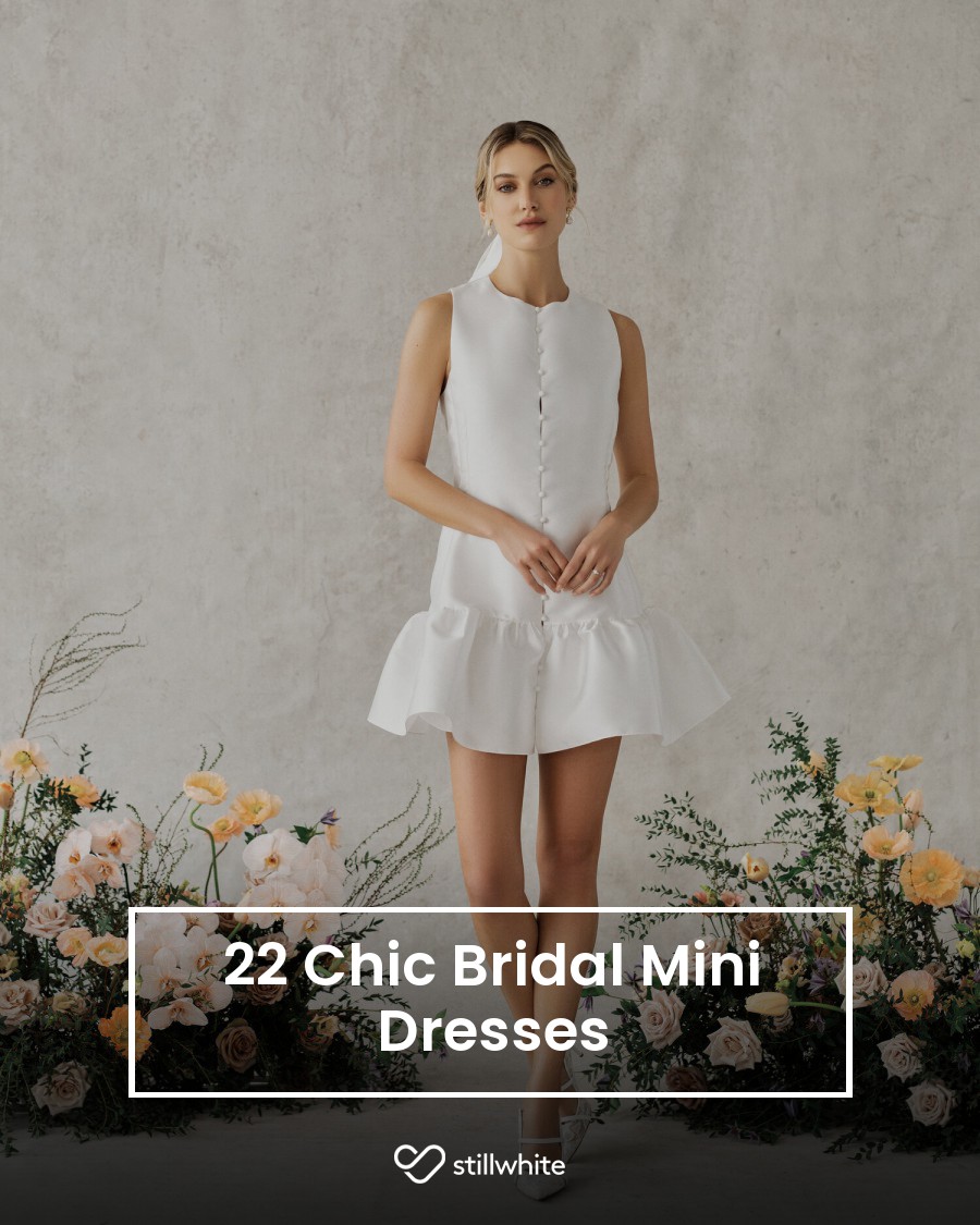 22 Chic Bridal Mini Dresses – Stillwhite Blog