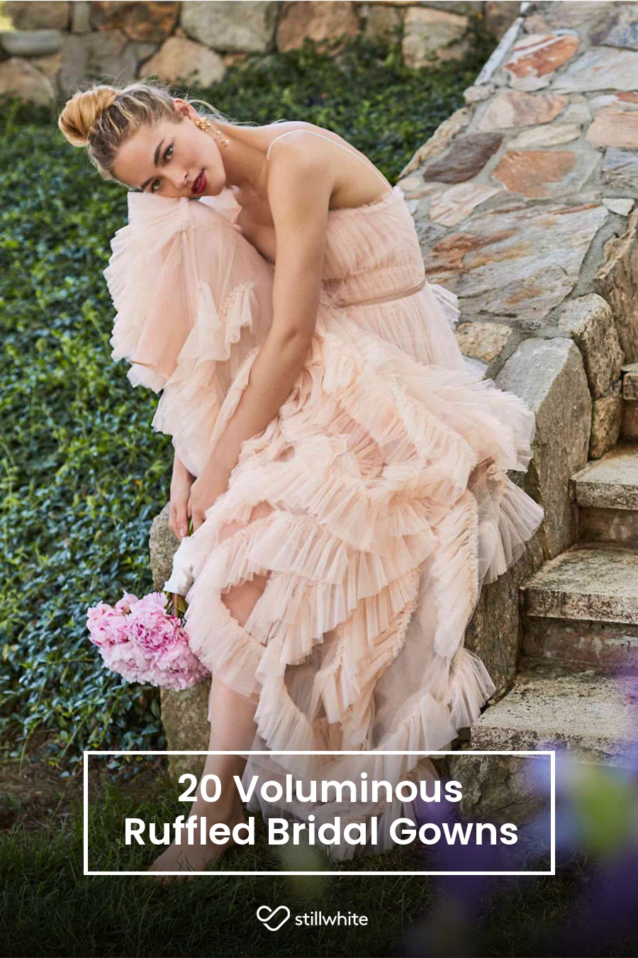 20 Voluminous Ruffled Bridal Gowns – Stillwhite Blog