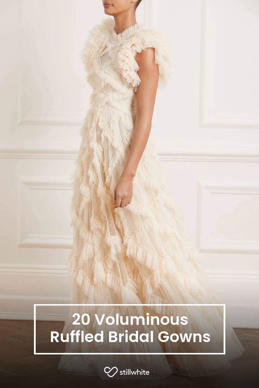 20 Voluminous Ruffled Bridal Gowns – Stillwhite Blog