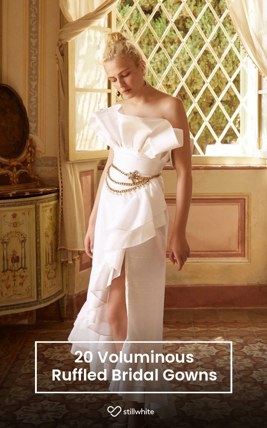 20 Voluminous Ruffled Bridal Gowns – Stillwhite Blog