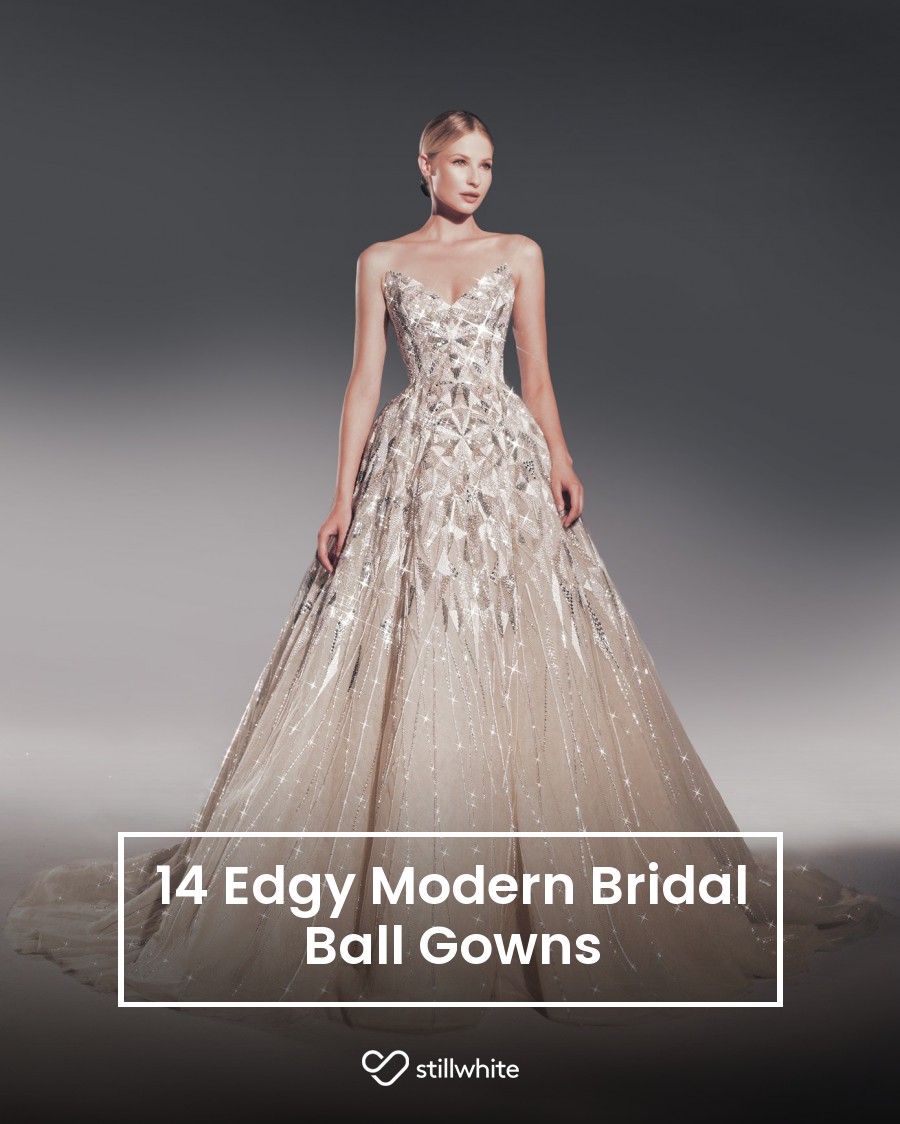 14 Edgy Modern Bridal Ball Gowns – Stillwhite Blog