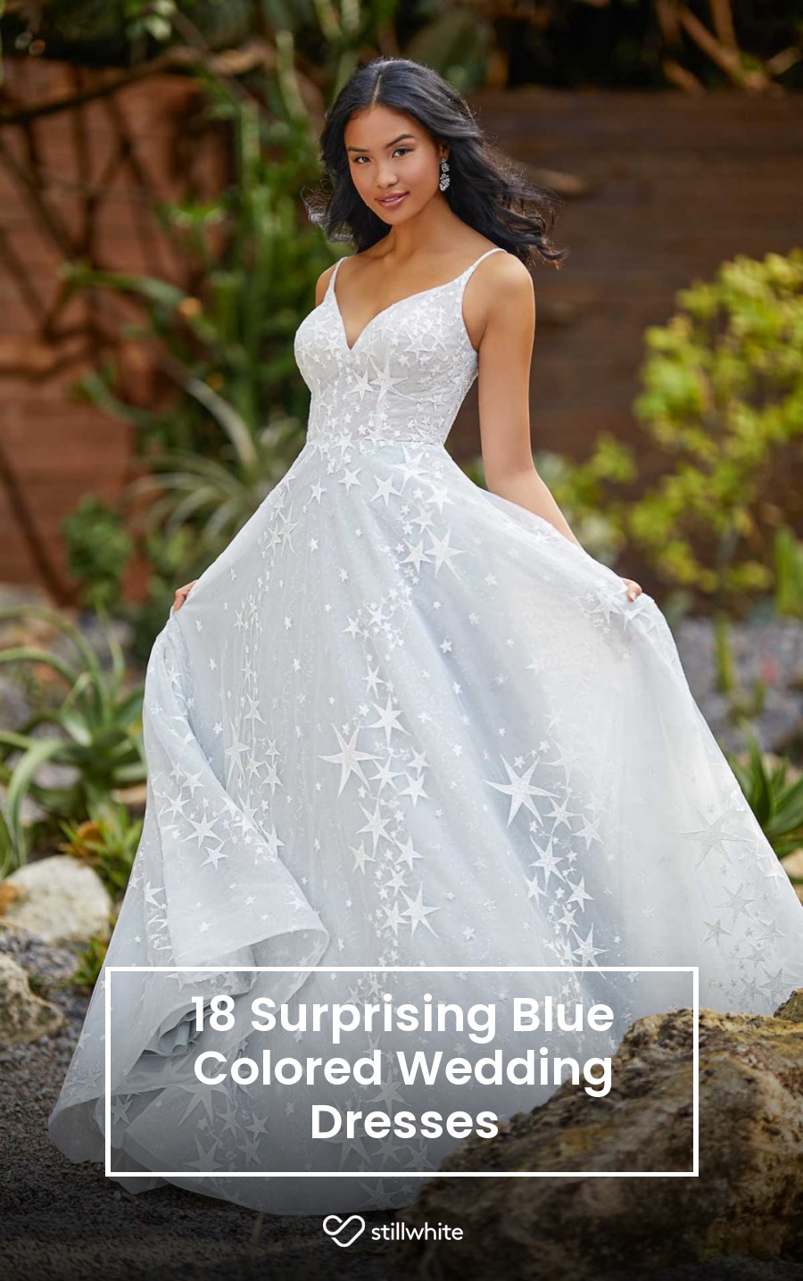 18 Surprising Blue Colored Wedding Dresses – Stillwhite Blog