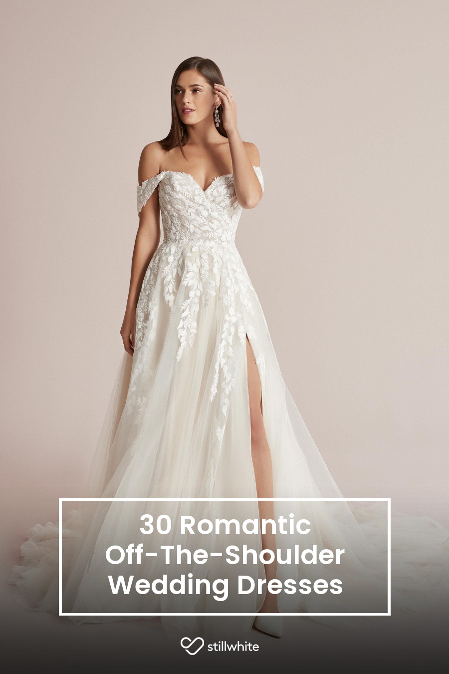 30 Romantic Off-The-Shoulder Wedding Dresses – Stillwhite Blog