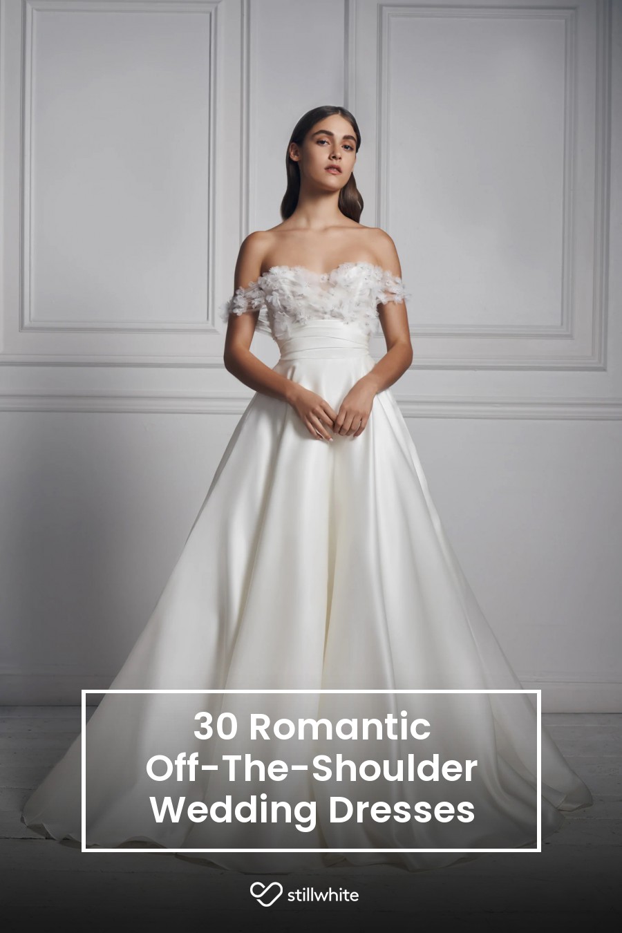 30 Romantic Off-The-Shoulder Wedding Dresses – Stillwhite Blog