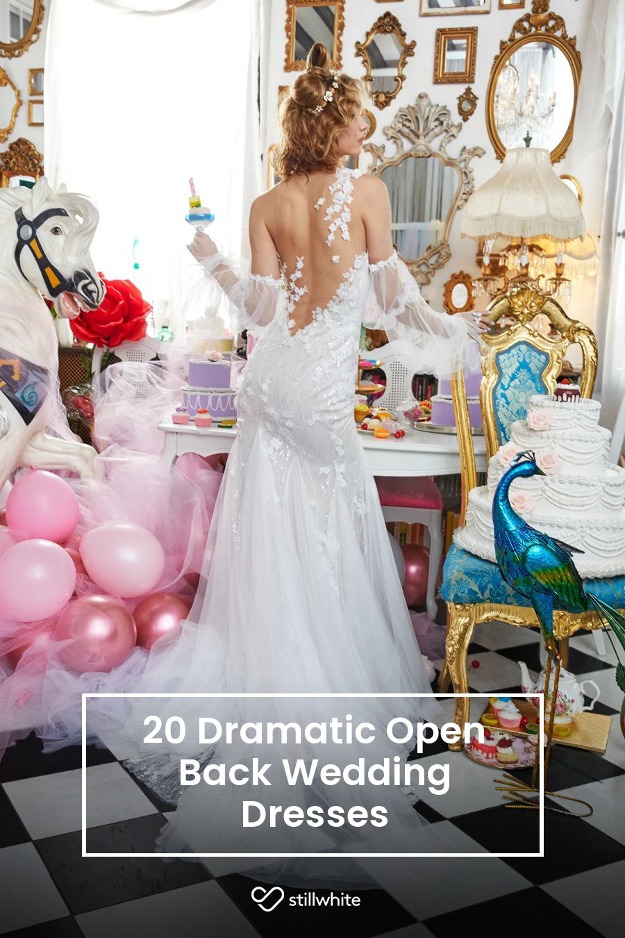 20 Dramatic Open Back Wedding Dresses – Stillwhite Blog