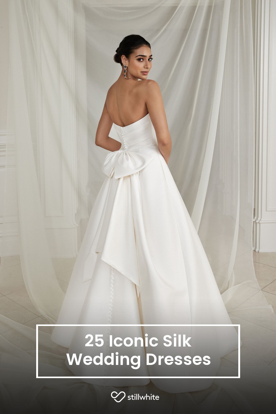 25 Iconic Silk Wedding Dresses – Stillwhite Blog