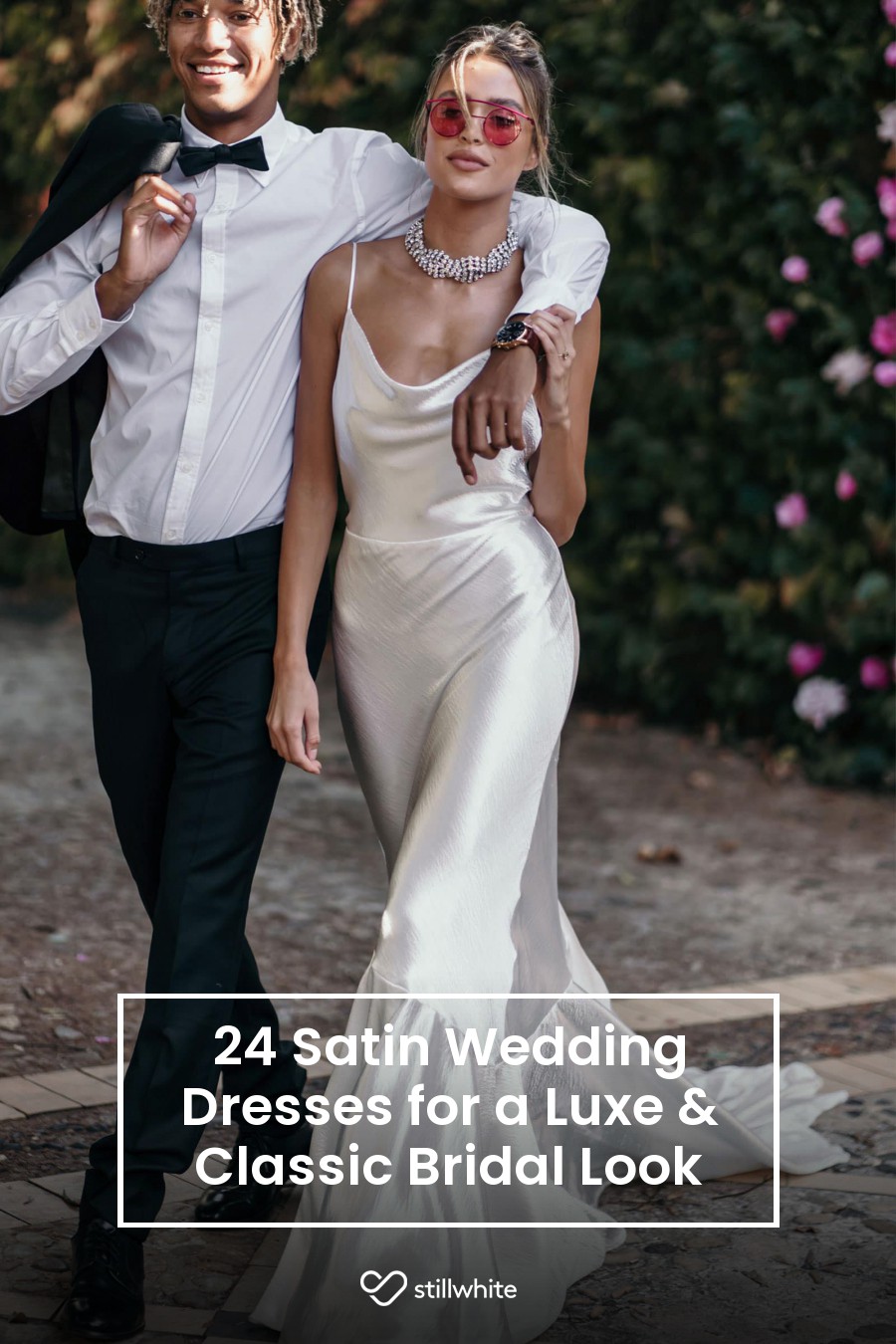 24 Satin Wedding Dresses for a Luxe & Classic Bridal Look – Stillwhite Blog