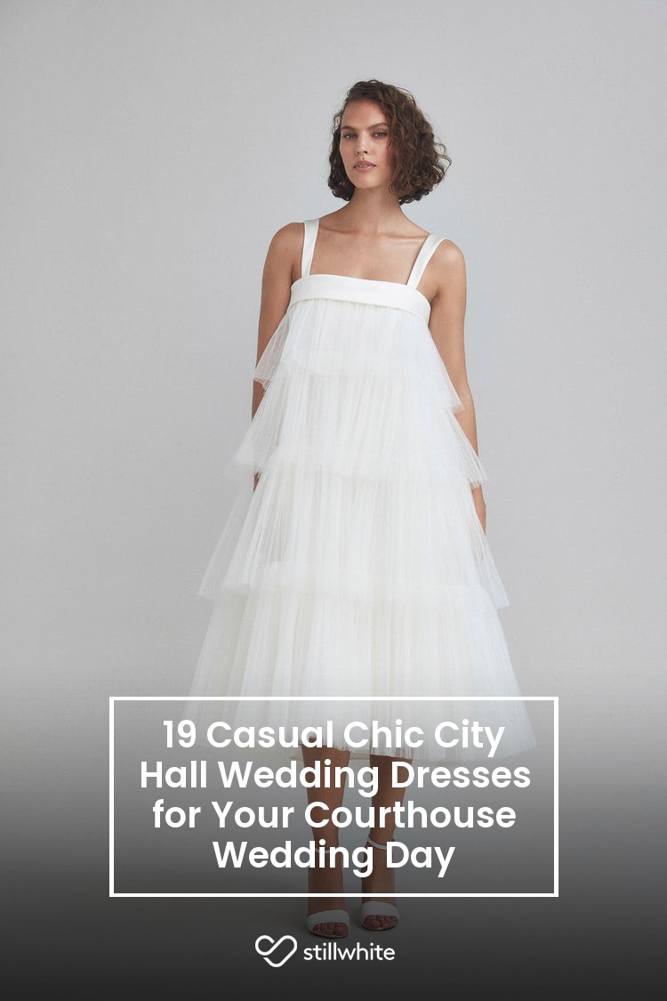 19 Casual Chic City Hall Wedding Dresses for Your Courthouse Wedding ...