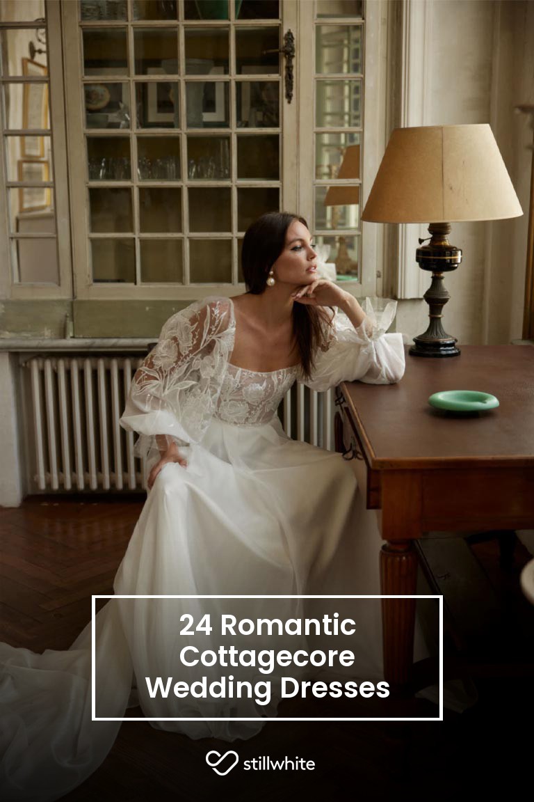 24 Romantic Cottagecore Wedding Dresses – Stillwhite Blog