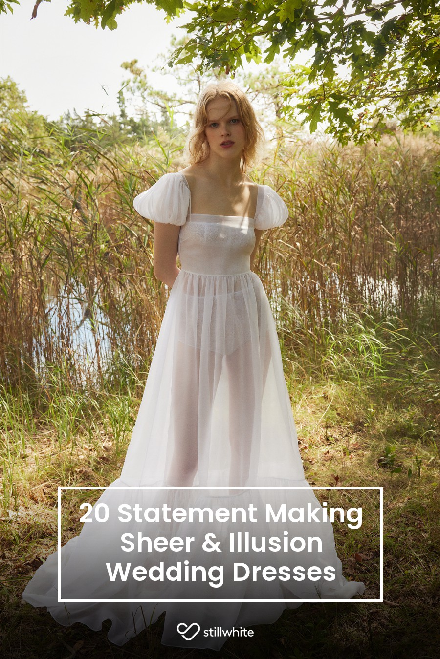20 Statement Making Sheer & Illusion Wedding Dresses – Stillwhite Blog