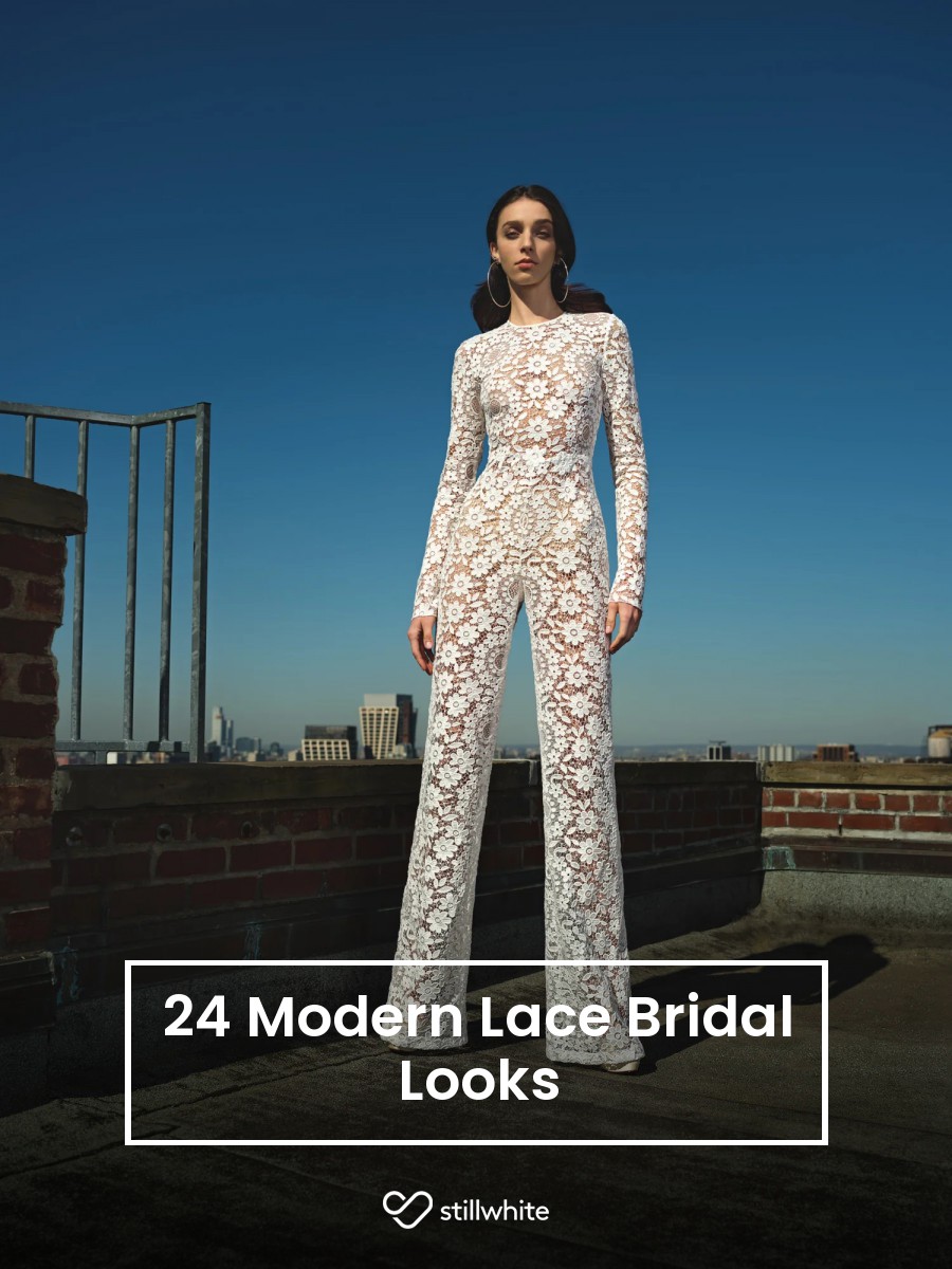 24 Modern Lace Bridal Looks – Stillwhite Blog