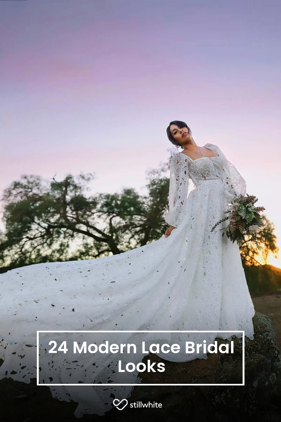 24 Modern Lace Bridal Looks – Stillwhite Blog