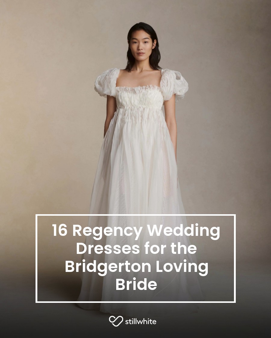 16 Regency Wedding Dresses for the Bridgerton Loving Bride – Stillwhite ...
