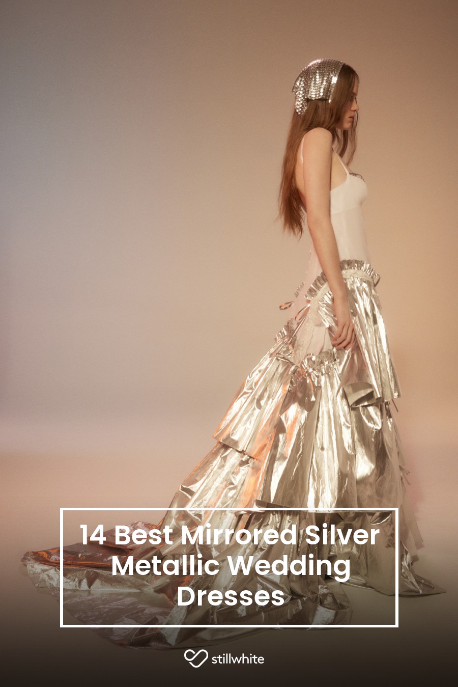 14 Best Mirrored Silver Metallic Wedding Dresses – Stillwhite Blog